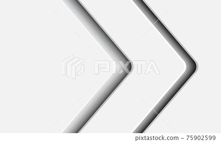 Abstract white arrow shadow with blank space... - Stock Illustration ...