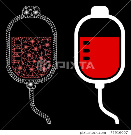 Bright Mesh Wire Frame Therapy Dropper with... - Stock Illustration ...