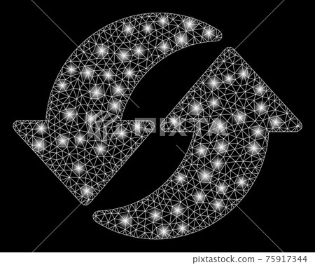 Flare Mesh Network Refresh with Flare Spots - Stock Illustration ...