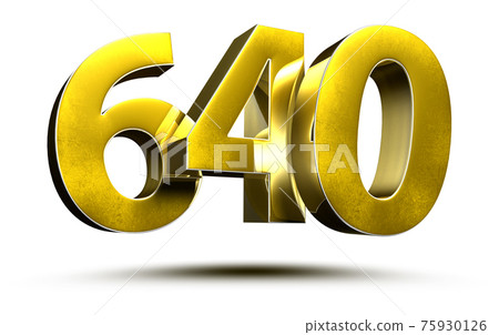 640 numbers. - Stock Illustration [75930126] - PIXTA