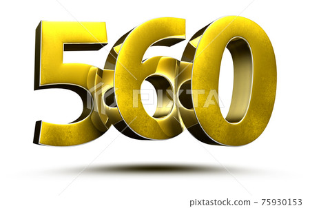 numbers 560. - Stock Illustration [75930153] - PIXTA