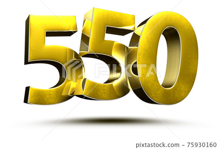 numbers 550. - Stock Illustration [75930160] - PIXTA