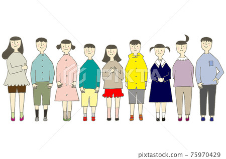 Favorite classmate - Stock Illustration [75970429] - PIXTA