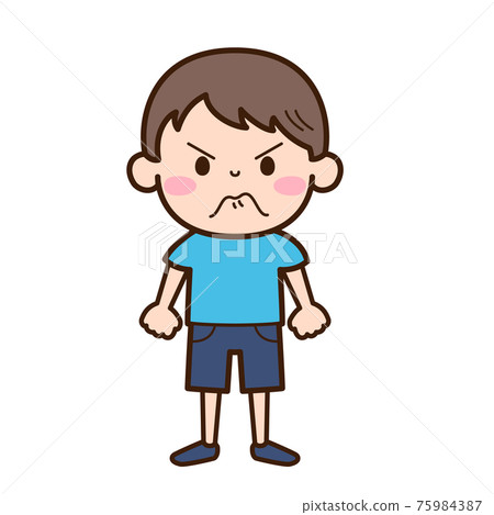 Boy to endure (toddler) - Stock Illustration [75984387] - PIXTA