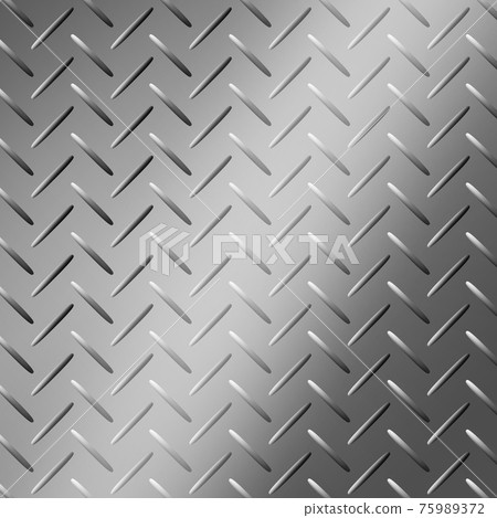 Striped steel plate background silver - Stock Illustration [75989372 ...