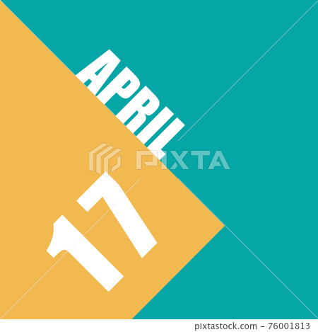 april 17th. Day 17 of month,illustration of... - Stock Illustration ...