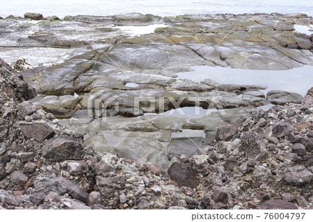 Ebisu Island Coast Suzaki Izu Peninsula Geopark - Stock Photo [76004797 ...