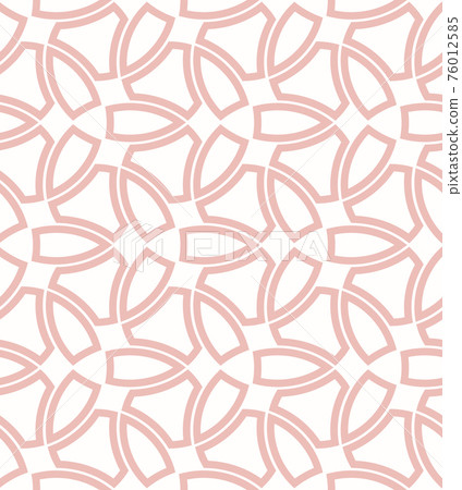 Geometric Seamless Light Pink Pattern - Stock Illustration [76012585 ...