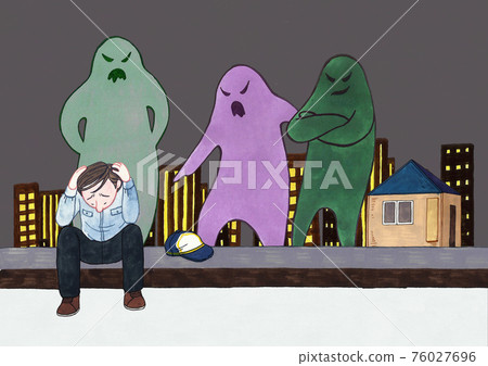 Modern social problems, violence and aggression... - Stock Illustration ...