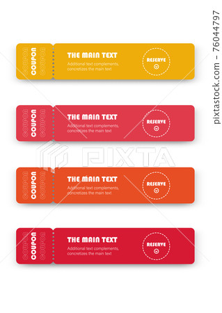Design layout of a discount coupon flyer or...-插圖素材 [76044797] - PIXTA圖庫