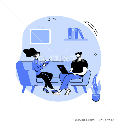Simple living abstract concept vector... - Stock Illustration [76057638 ...