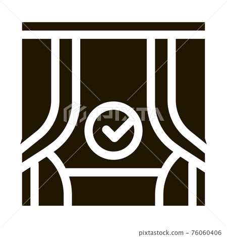 backstage scene icon Vector Glyph Illustration - Stock Illustration ...