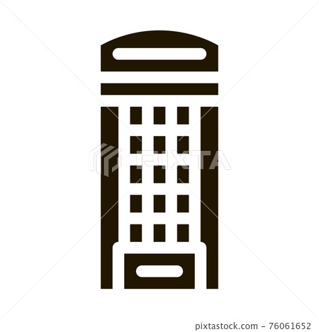 call machine icon Vector Glyph Illustration - Stock Illustration ...