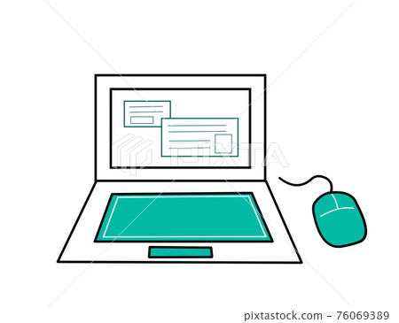 computer - Stock Illustration [76069389] - PIXTA