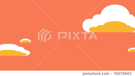 Illustration material for a simple evening sky... - Stock Illustration ...