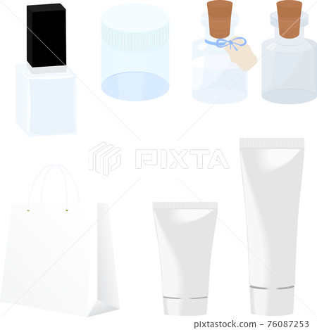 Set vector blank empty white plastic containers - Stock Illustration ...