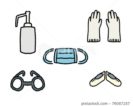 Daily infection control illustration (color) - Stock Illustration ...