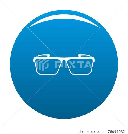 Square lens icon blue vector - Stock Illustration [76094982] - PIXTA