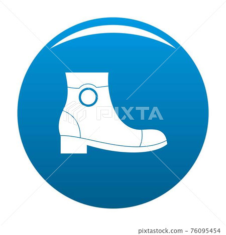Woman shoes icon blue vector - Stock Illustration [76095454] - PIXTA