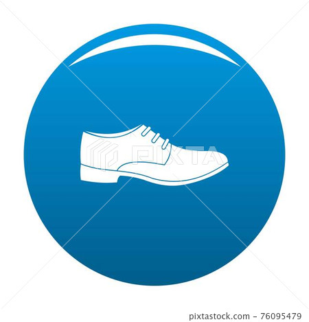 Men shoe icon blue vector - Stock Illustration [76095479] - PIXTA