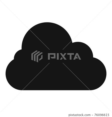 Stratus icon, simple style.-插圖素材 [76096615] - PIXTA圖庫