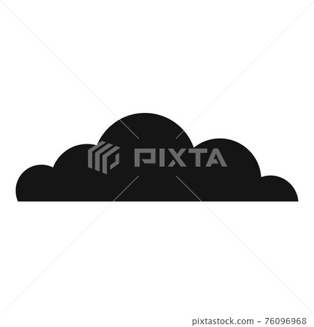 Cumulus cloud icon, simple style. - Stock Illustration [76096968] - PIXTA