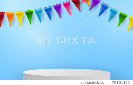 flag colorful concept design template holiday... - Stock Illustration ...