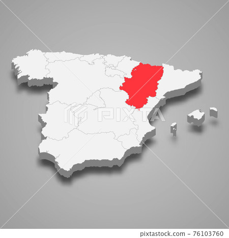 Aragon Spain Map