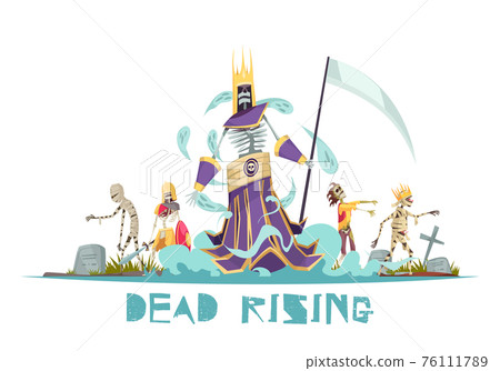 Dead Rising Vector Illustration - Stock Illustration [76111789] - PIXTA