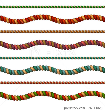 Colorful Ropes Set - Stock Illustration [76111823] - PIXTA