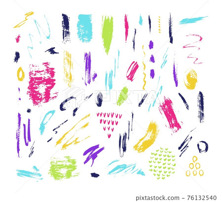 Texture shape element, colorful strike design... - Stock Illustration ...