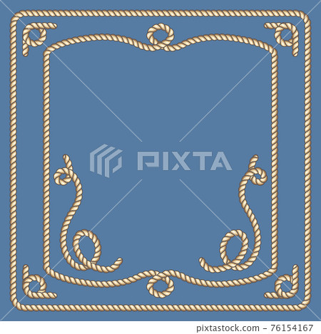 Nautical ropes frames set - Stock Illustration [76154167] - PIXTA