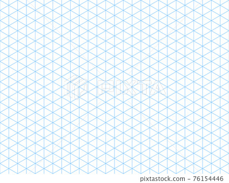 Seamless isometric blue grid backdrop. Template...-插圖素材 [76154446 ...