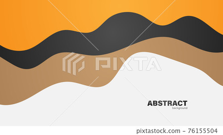 Abstract three layer background, yellow black... - Stock Illustration ...