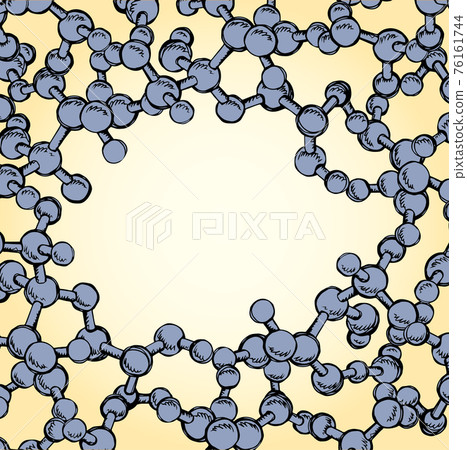 Chemical structure. Vector drawing - Stock Illustration [76161744] - PIXTA