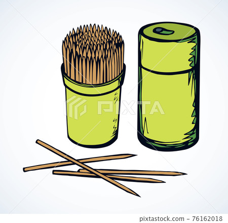 Toothpicks. Vector drawing - Stock Illustration [76162018] - PIXTA