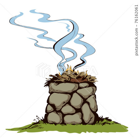 Stone Altar. Vector drawing - Stock Illustration [76162061] - PIXTA