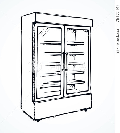 Freezer to store. Vector drawing - Stock Illustration [76172145] - PIXTA
