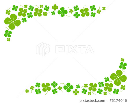Cute clover / handwritten illustration material - Stock Illustration ...