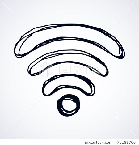 Sign of Wi-Fi. Vector drawing - Stock Illustration [76181706] - PIXTA