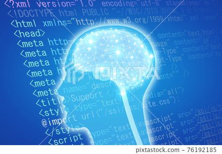 AI programming language background material - Stock Illustration ...