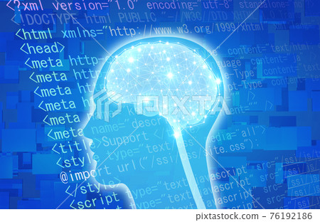 AI programming language background material - Stock Illustration ...