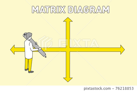 Matrix illustration image, yellow and gray... - Stock Illustration ...