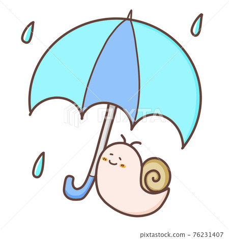snail, snails, rainy season - Stock Illustration [76231407] - PIXTA