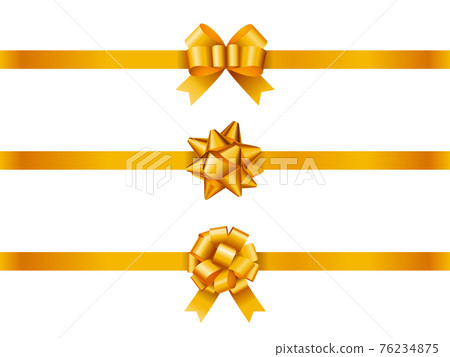 Shiny decorative ribbon illustration material - Stock Illustration ...
