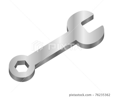 Wrench solid - Stock Illustration [76235362] - PIXTA