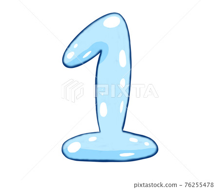 One number water - Stock Illustration [76255478] - PIXTA