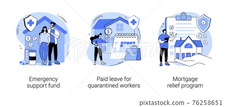 Governmental help abstract concept vector... - Stock Illustration ...