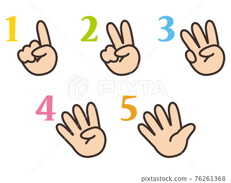 Count with your finger Number icon - Stock Illustration [76261368] - PIXTA