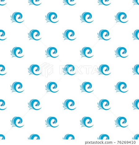 Wave tsunami pattern seamless - Stock Illustration [76269410] - PIXTA